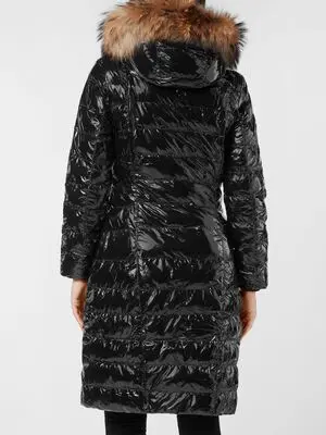 Philipp Plein Padded Jacket With Fur Trimmed Hood