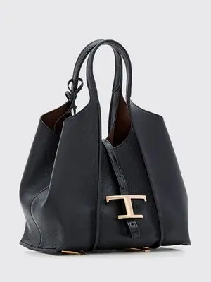 TOD'S Grained Calf Leather Shoulder Bag