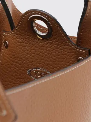 TOD'S Leather Bucket Bag - Brown
