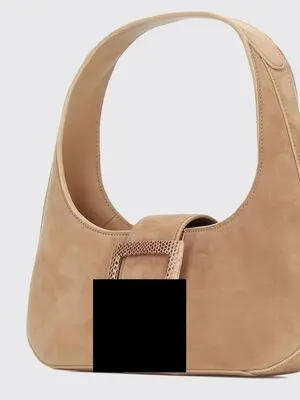 ROGER VIVIER Suede Handbag With Embellished Buckle
