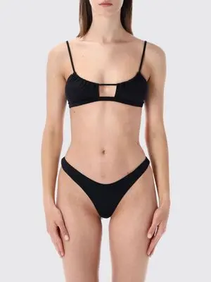 MATINEE Animal Print Bikini Top With U-neckline - Black