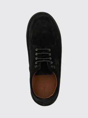 Marsèll Cassapelle Suede Calfskin Derby Shoes With Rubber Sole - Black