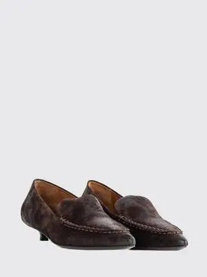 Marsèll Spino Suede Almond Toe Pumps - Dark