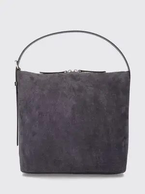 A.p.c. A.p.c. Vera Suede Shoulder Bag Grey