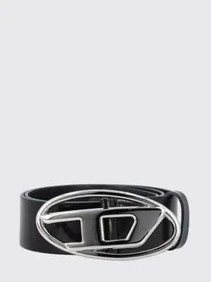 DIESEL® Logo Buckle Belt - Black