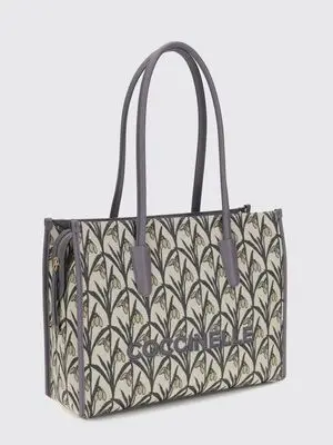 COCCINELLE Myrtha Floral Print Canvas Tote Bag