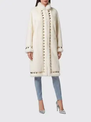 Philipp Plein Fur Coat - White