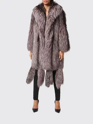 Philipp Plein Fur Coat - Fuchsia