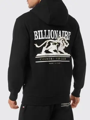 BILLIONAIRE Zip-up Hoodie - Black