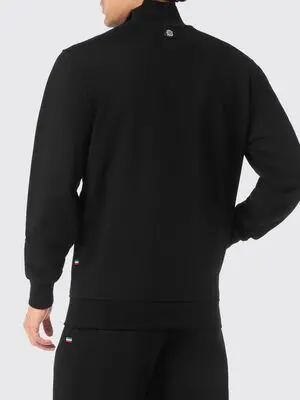 BILLIONAIRE Half-zip Sweatshirt - Black