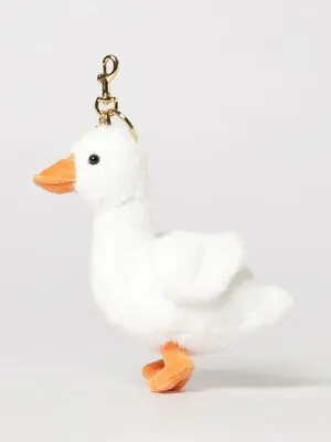 Moschino Key Chain - White