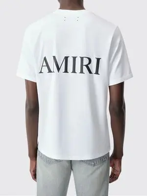 Amiri Relaxed Fit Drop Shoulder Cotton T-shirt With Logo