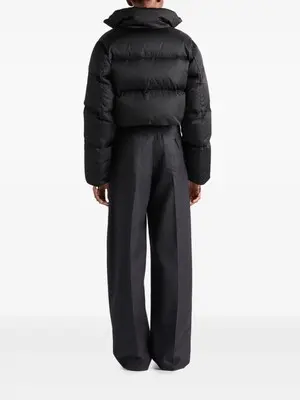 Prada Cropped Fit Stand-up Collar Down Jacket