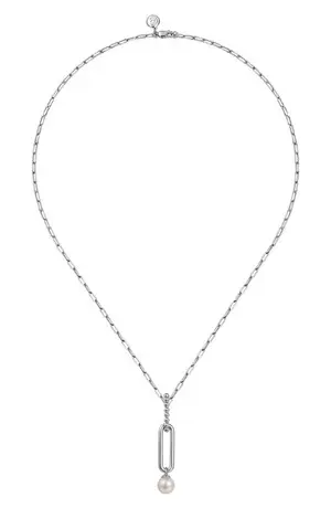 GABRIEL & CO. Bujukan Pearl Drop Necklace