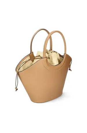 MASCARO Large Bag With Drawstring Inner Bag - Tan