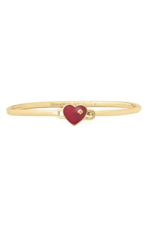 Kate Spade New York Heart And Spade Enamel Charm Bracelet - Red