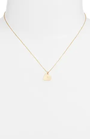 SET & STONES Sophia Initial Heart Pendant Necklace