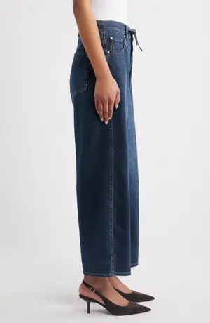 DL1961 Taylor Relaxed Barrel Drawstring Jeans - Jazz Aura