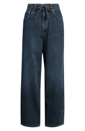 DL1961 Taylor Relaxed Barrel Drawstring Jeans - Jazz Aura