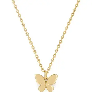 Kate Spade New York You're A Gem Butterfly Pendant Necklace - Gold