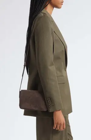 MANSUR GAVRIEL Clio Suede Shoulder Bag