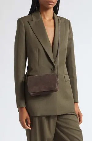 MANSUR GAVRIEL Clio Suede Shoulder Bag