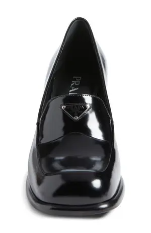 Prada Platform Loafer Pump