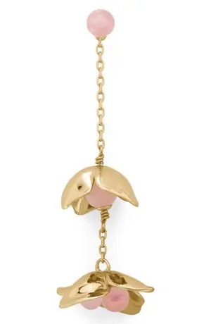 Kate Spade New York Gilded Petal Linear Drop Earrings