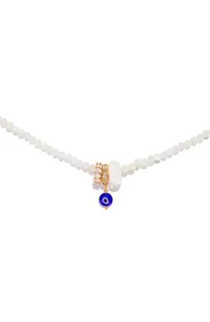 GIRLS CREW Evil Eye Beaded Necklace