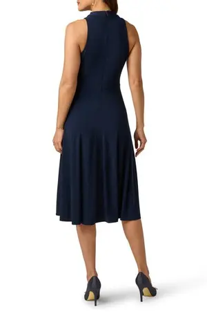 Adrianna Papell Cowl Neck Jersey Midi Dress