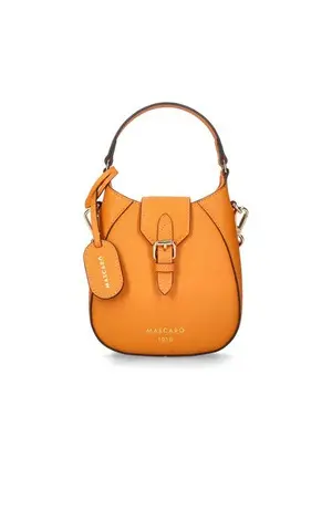 MASCARO Small Duel Strap Stirrup Bag - Orange