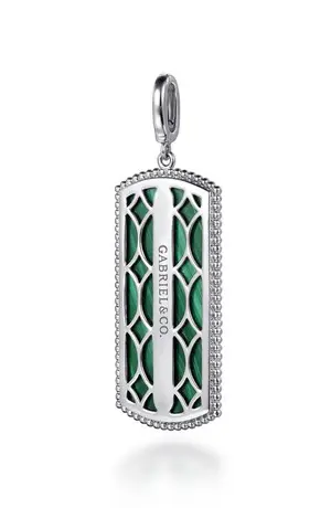 GABRIEL & CO. Malachite And Pendant