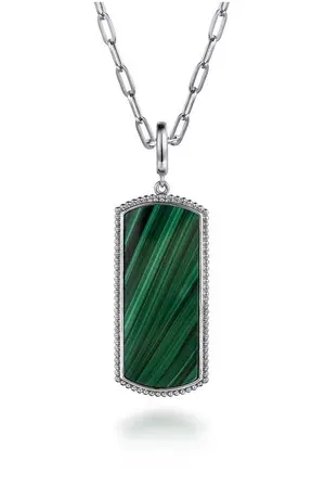 GABRIEL & CO. Malachite And Pendant