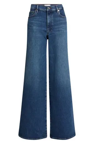 FRAME The Palace High Waist Wide Leg Jeans - Sonnet