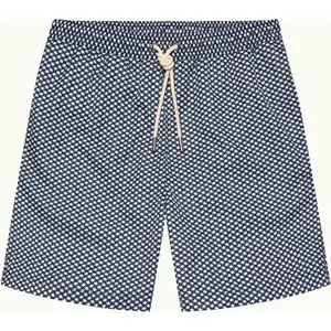 Orlebar Brown Mastiff Relaxed Fit Drawcord Swim Shorts - Night Iris