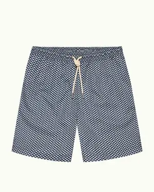 Orlebar Brown Mastiff Relaxed Fit Drawcord Swim Shorts - Night Iris