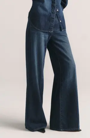 DL1961 Alex Baggy Low Rise Wide Leg Jeans