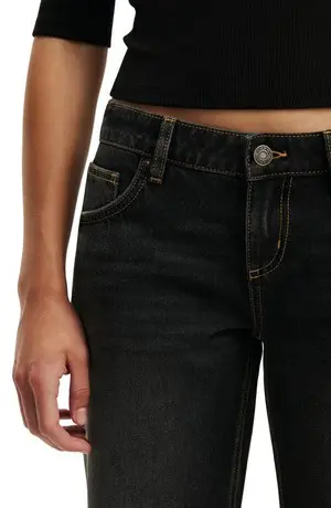 COTTON ON Low Rise Straight Leg Jeans