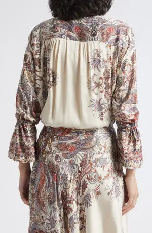 Marella Girino Paisley Print Viscose Shirt