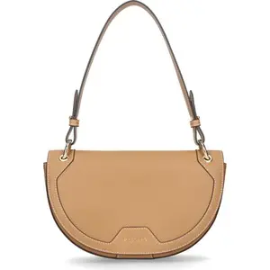MASCARO Dual Strap Medium Saddle Bad - Tan