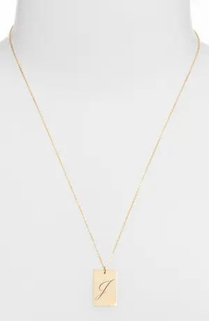 SET & STONES Stella Initial Pendant Necklace