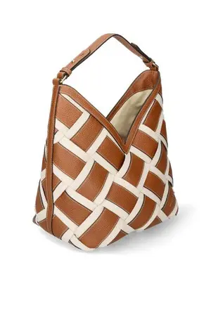 MASCARO Large Criss Cross Top Strap Bag