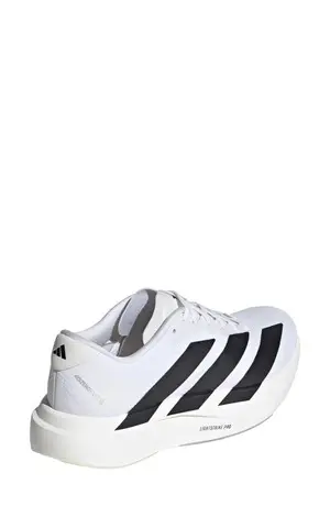 Adidas Adizero Evo Sl Woven Running Shoe - White/black/dash Grey