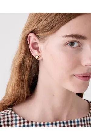 Kate Spade New York Heart Spade Stud Earrings - Gold
