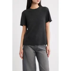 DL1961 Cashmere T-shirt - Charcoal