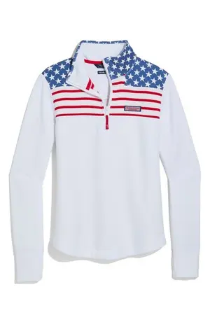 Vineyard Vines Dreamcloth® Shep Shirt® With Flag Print