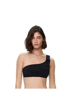 GOTTEX Modern Muse One Shoulder Bikini Top - Black