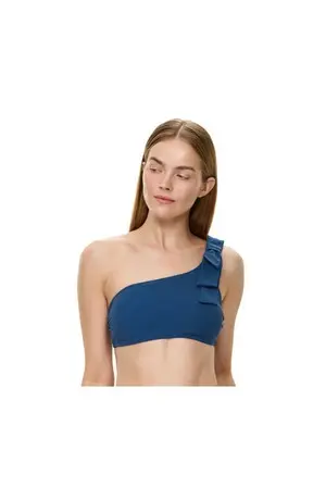 GOTTEX Modern Muse One Shoulder Bikini Top - Dark-azure