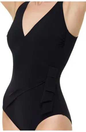 GOTTEX Modern Muse Surplice One Piece - Black