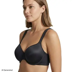 LANDS' END Full Coverage Bra True Solutions Light Weight Microfiber Basics